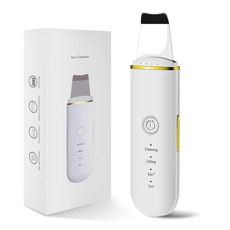 Facial Pore cleaner, facial skin scraper, blackhead remover,4 modes, f